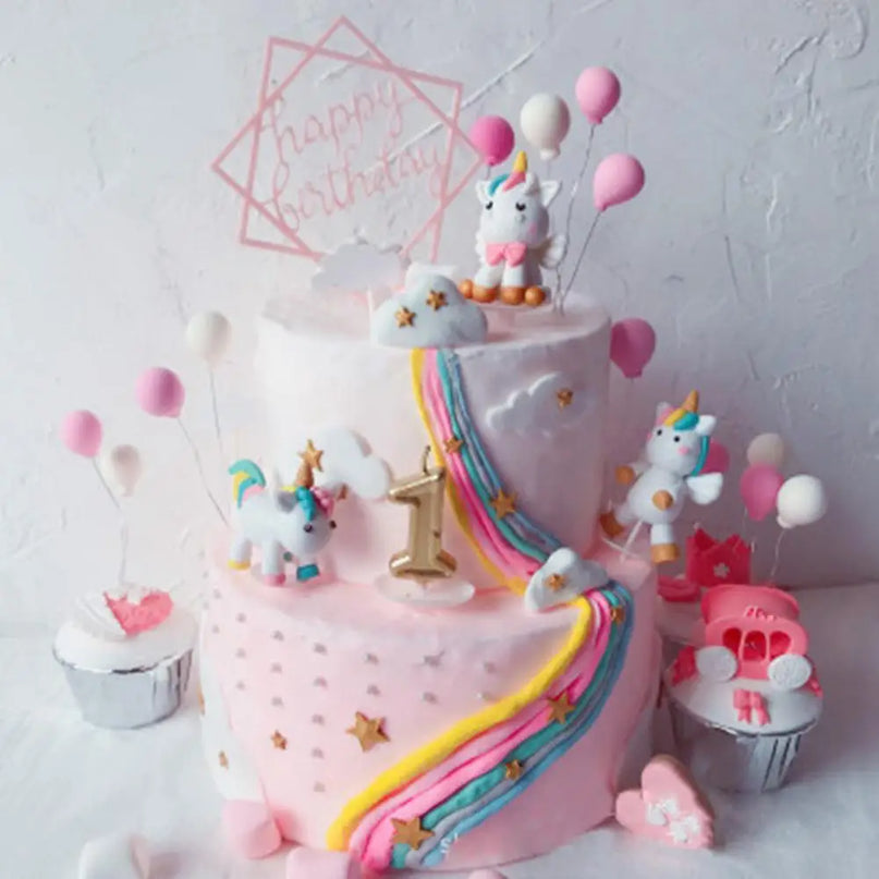 Unicorn Cake Toppers - Sets, Kits & Cupcake Picks – Kawaii Unicorn