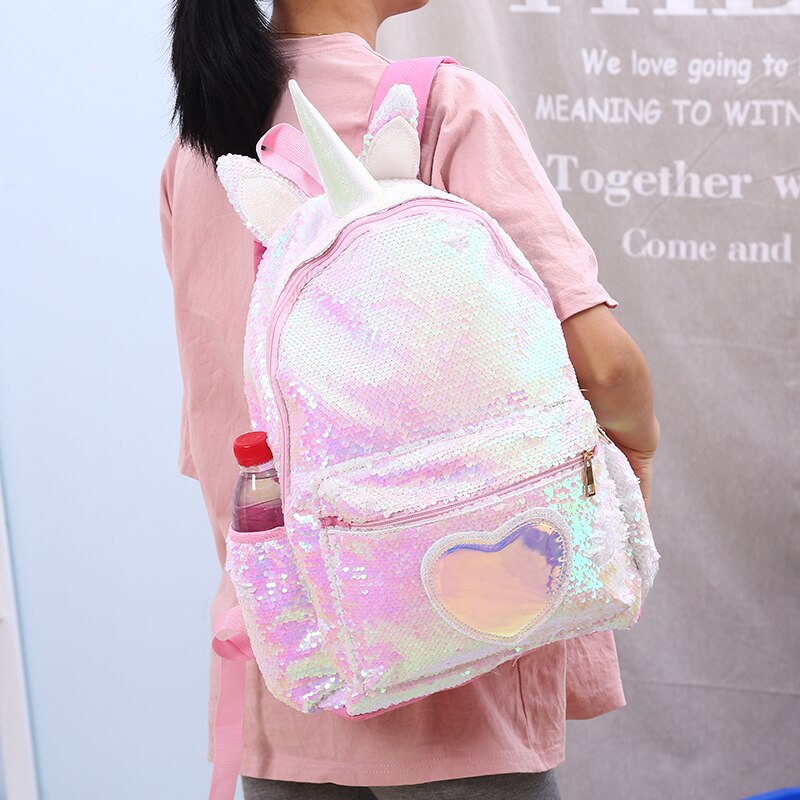 Blue Sequin Unicorn Backpack | Kawaii Unicorn Store