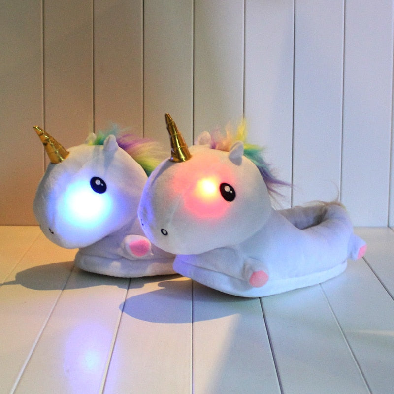 Kids Light Up Unicorn Slippers | Kawaii Unicorn Store