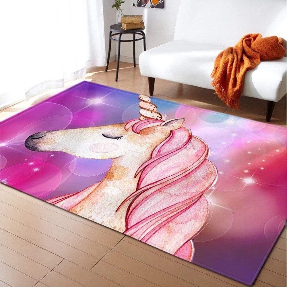 Unicorn Head Rug | Kawaii Unicorn Store